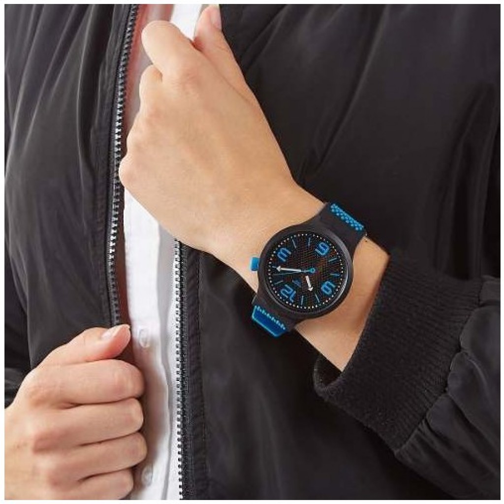 RELOJ SWATCH HOMBRE BIGBOLD SO27B101 BLUE - Relojes Swatch por LatinWatch